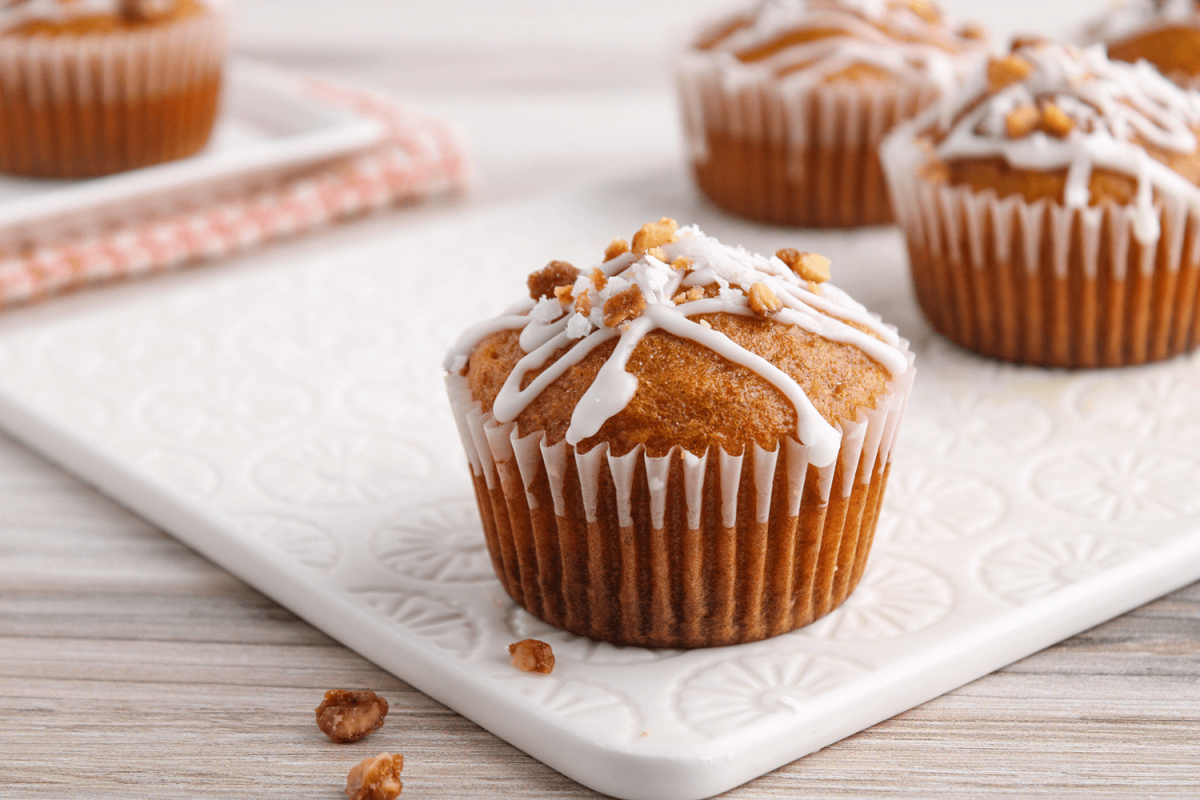 Krusteaz Professional - Glazed Pumpkin Spice Muffins